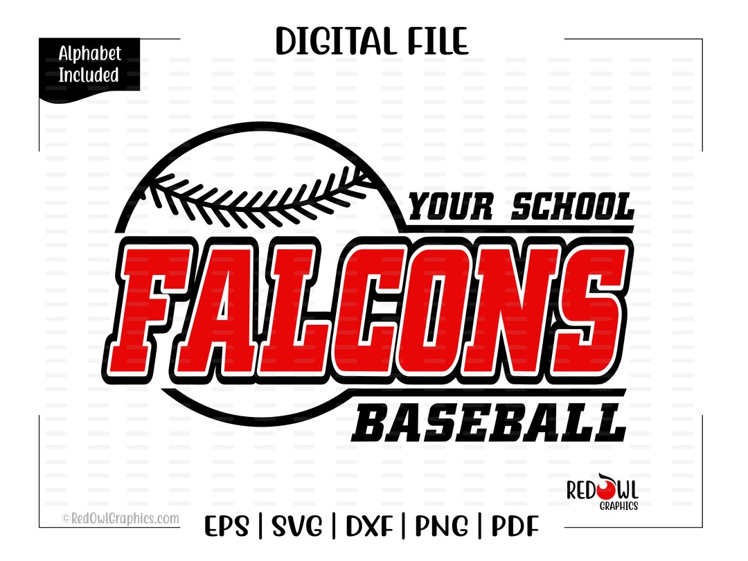 Baseball Svg Falcon Baseball Svg Falcon Falcons Baseball - Etsy