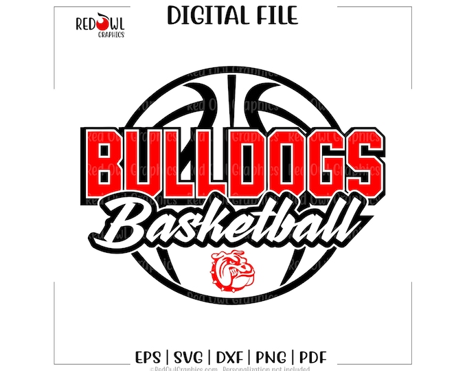 Basketball Svg, Bulldog Svg, Bulldog, Bulldogs, Basketball, Svg, Dxf ...