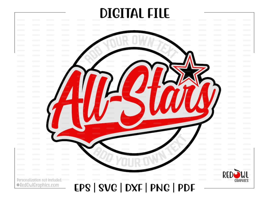 All Star Svg, All-star Svg, Baseball Svg, Baseball, All Stars, All ...
