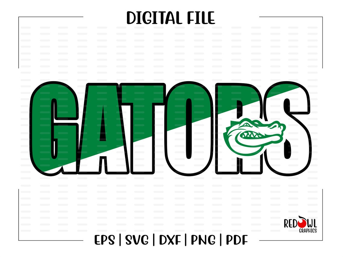 Gator Svg, Gators Svg, Gator, Gators, Clipart, Mascot, Chevron, Htv ...