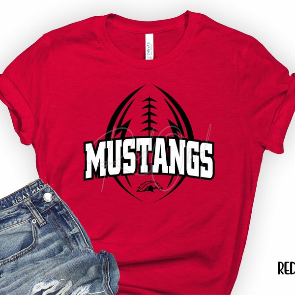 Mustang Football Shirt Men - Etsy