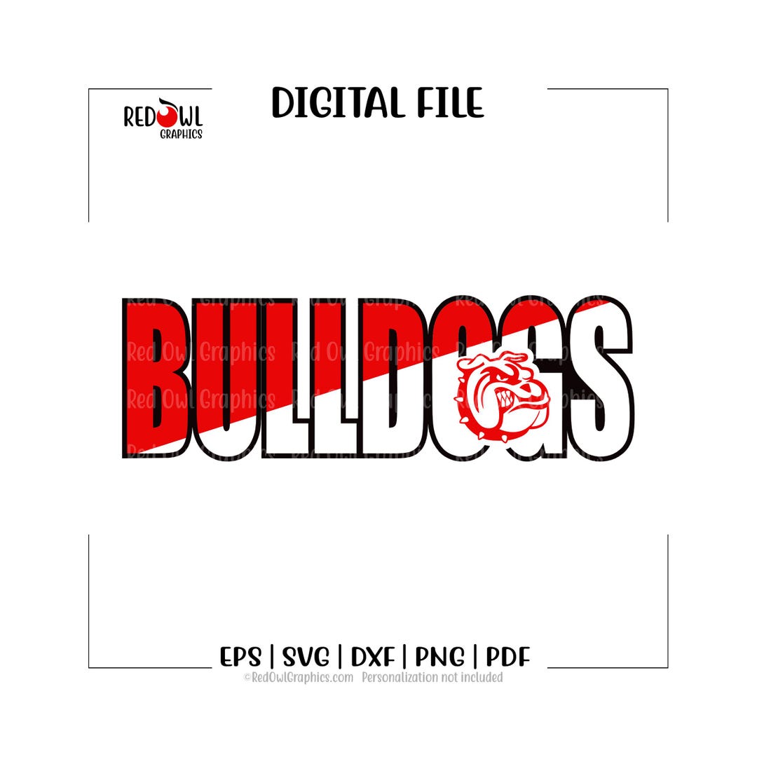 Bulldog Svg, Bulldogs Svg, Team Mascot, Teacher, Coach, Mom, Dad, Svg ...