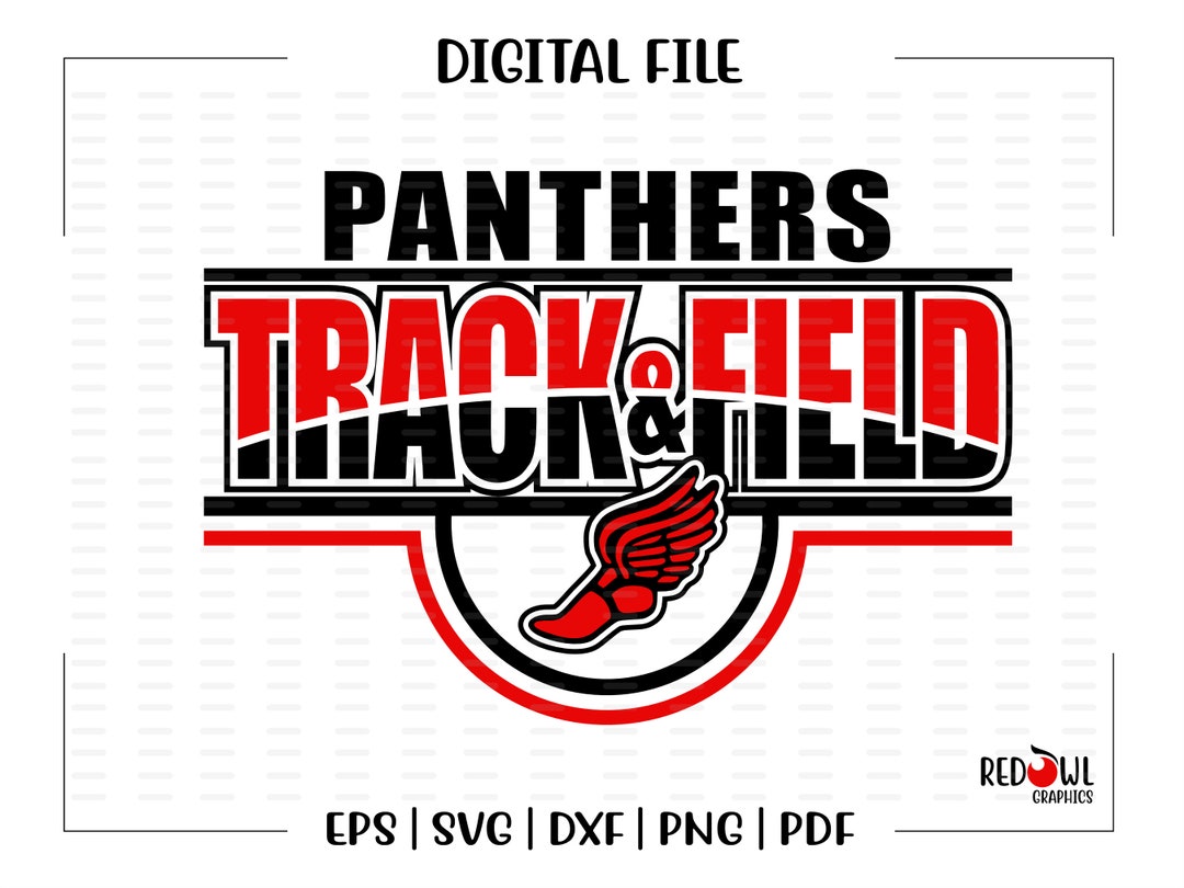 Track Svg, Panther Track Svg, Panther, Panthers, Track, Field, Svg, Dxf ...
