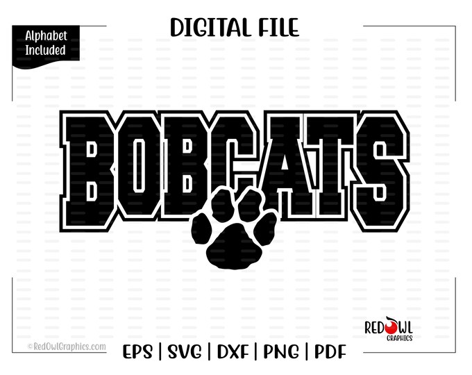 Bobcats SVG Digital Download SVG Cut File SVG for Cricut or - Etsy