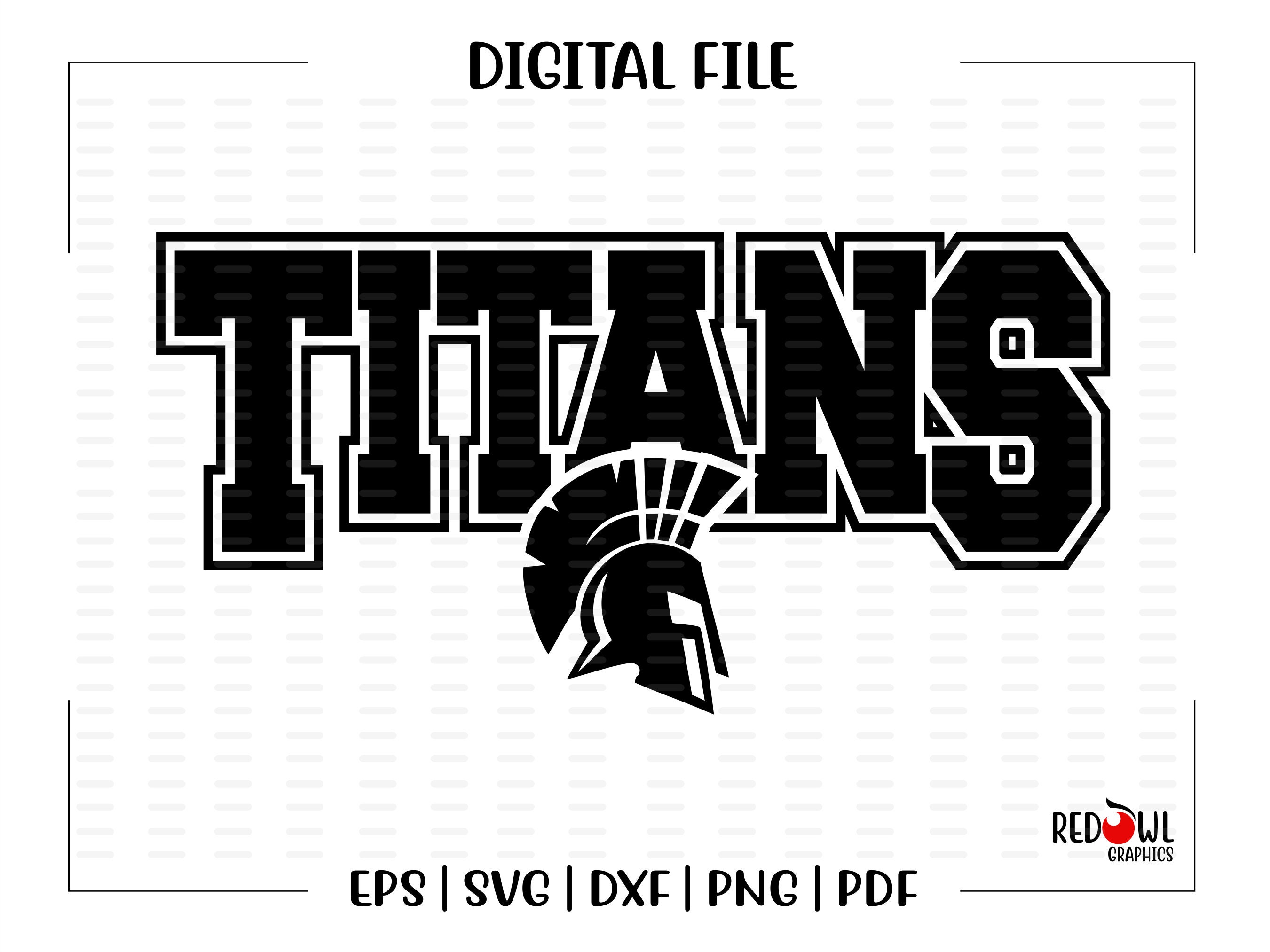 Titan Svg Titans Svg Titan Titans Mascot School Svg - Etsy Australia