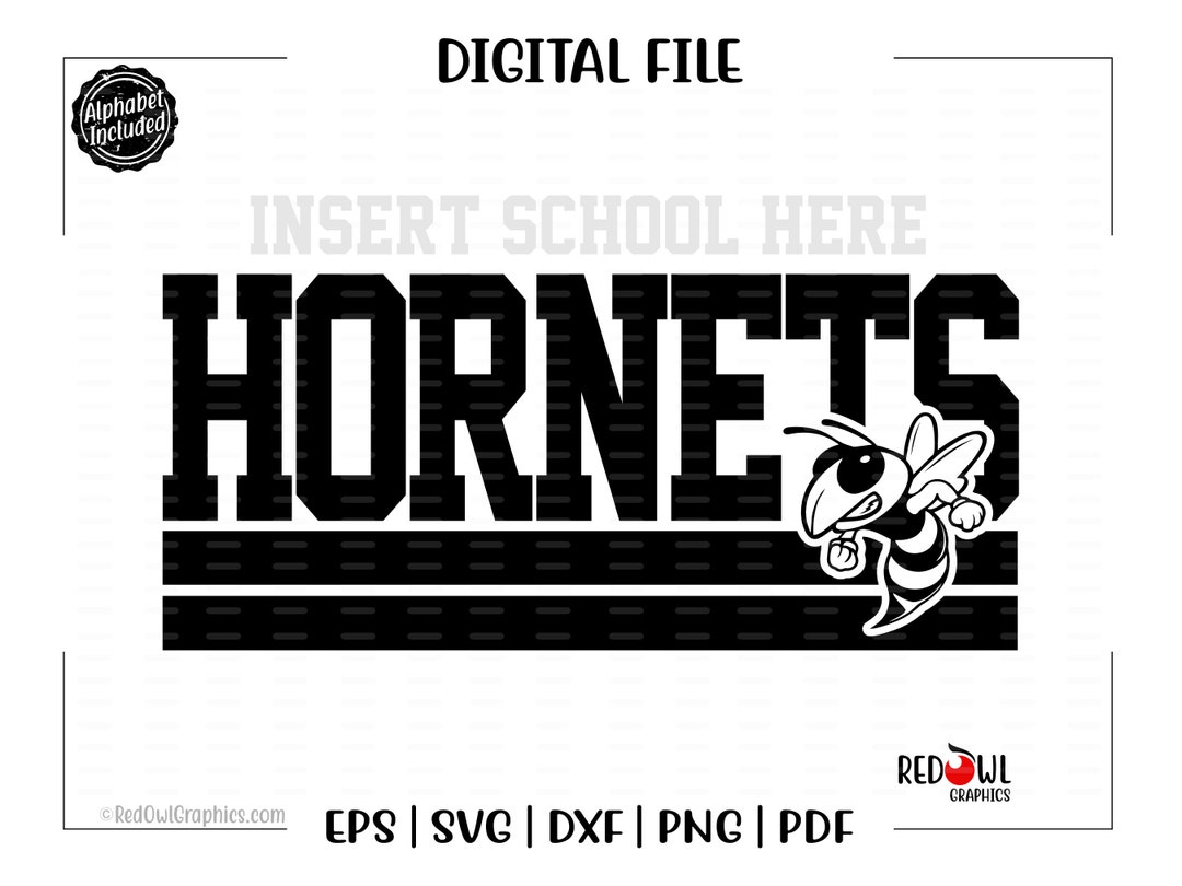 Hornet Svg, Hornets Svg, Hornet, Hornet, Mascot, School, Svg, Dxf, Eps ...
