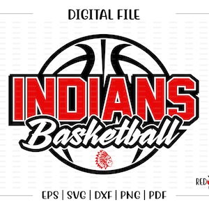 Basketball Svg, Indian Basketball Svg, Indian, Indians, Basketball, Svg ...