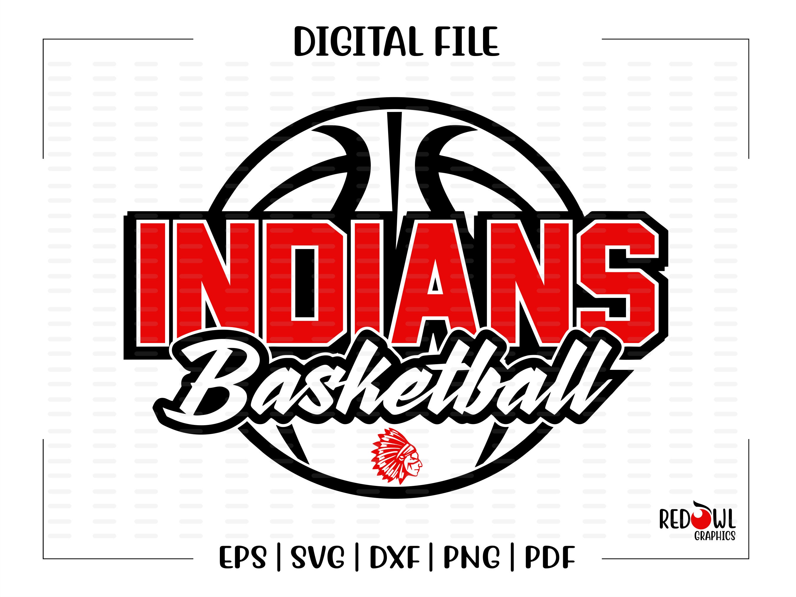 Indian Basketball Logo