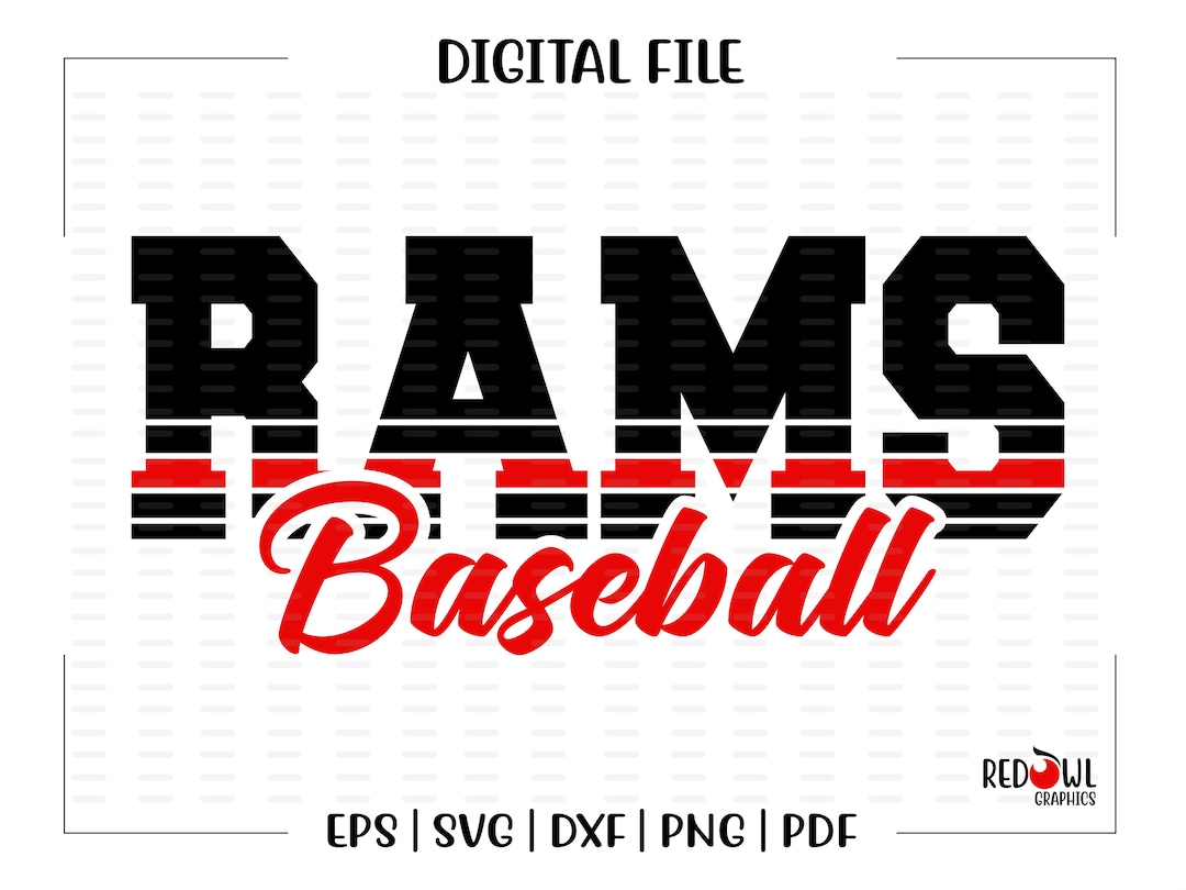 Baseball Svg, Ram Baseball Svg, Ram, Rams, Baseball, Svg, Dxf, Eps, Png ...