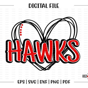 Hawk Svg, Hawks Svg, Hawk, Hawks, Svg, Dxf, Eps, Png, Pdf, Sublimation ...
