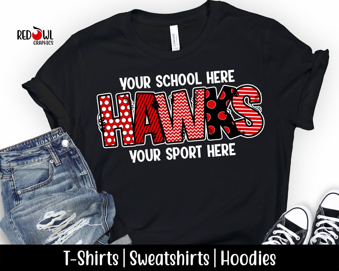 Hawks Shirt Hawks T-shirt Hawks Hawk T-shirt Sweatshirt - Etsy