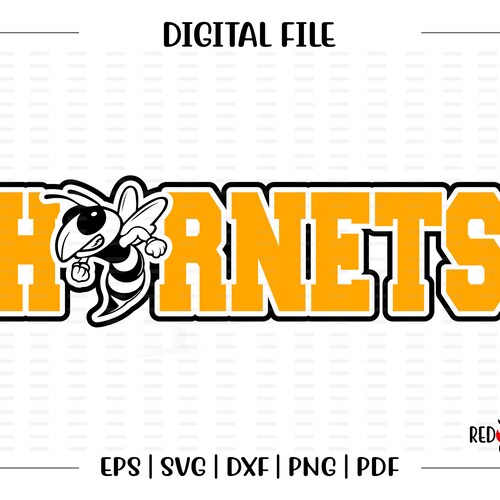 Hornets SVG Dxf Eps and Png Digital Cut File - Etsy