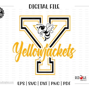Jackets Svg, Yellowjackets Svg, Jacket, Jackets, Yellowjackets, Svg ...