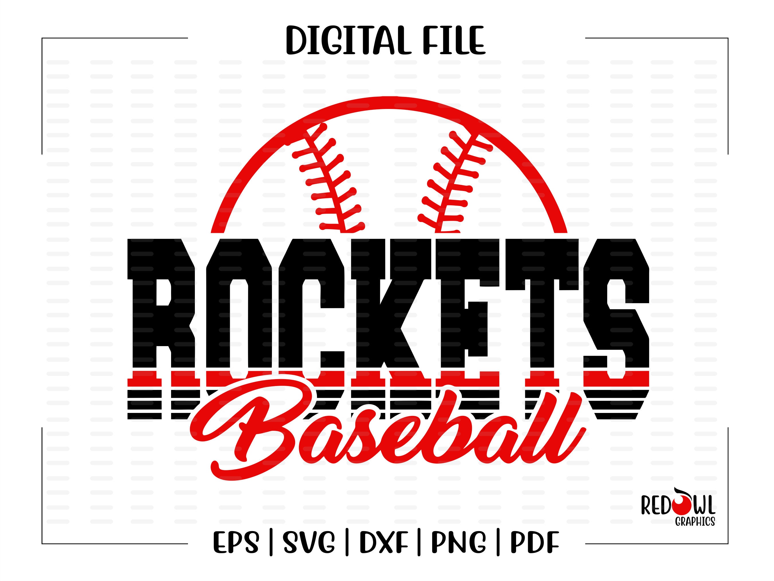 Baseball Svg Rocket Svg Baseball Rocket Baseball Rocket | Etsy