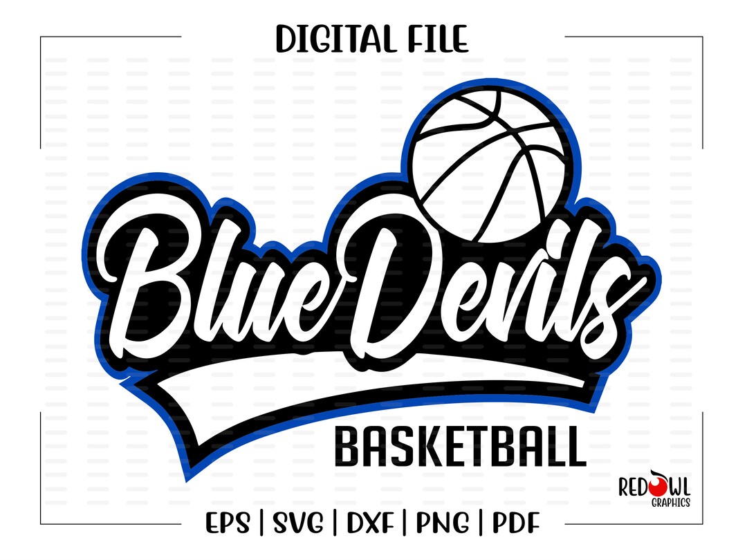 Basketball Svg, Blue Devil Basketball, Blue Devil, Devil, Basketball ...