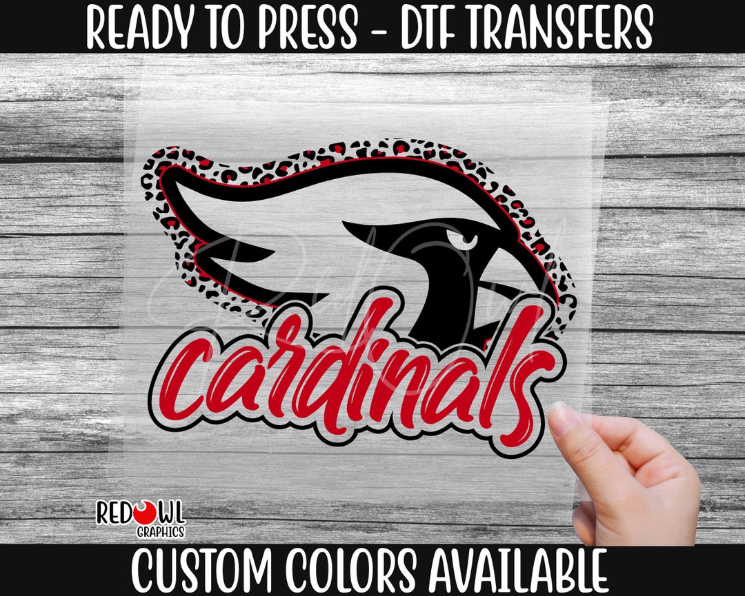Ready to Press, Cardinals DTF, Cardinal, Custom DTF Transfer, Heat ...