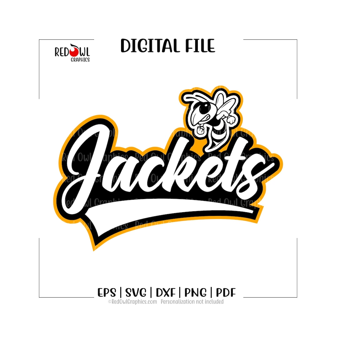 Jackets Svg, Yellowjackets Svg, Jacket, Jackets, Yellowjackets, Svg ...