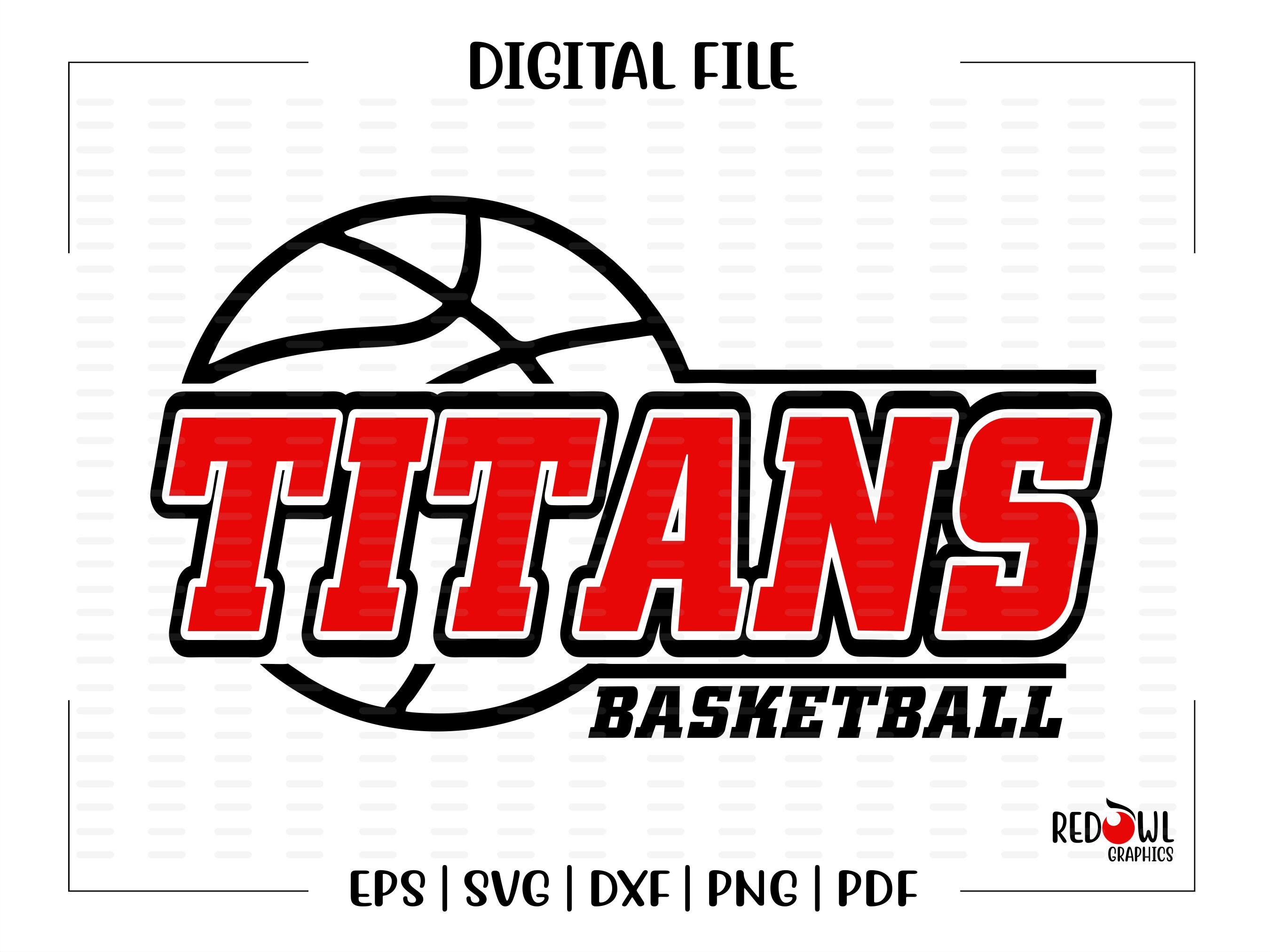 Titans Basketball Logo