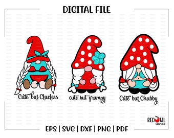 Grumpy Gnomes Svg - Etsy