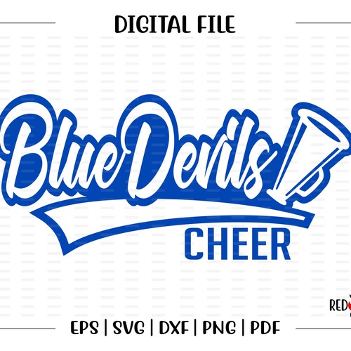Blue Devils Heart SVG/PNG - Etsy