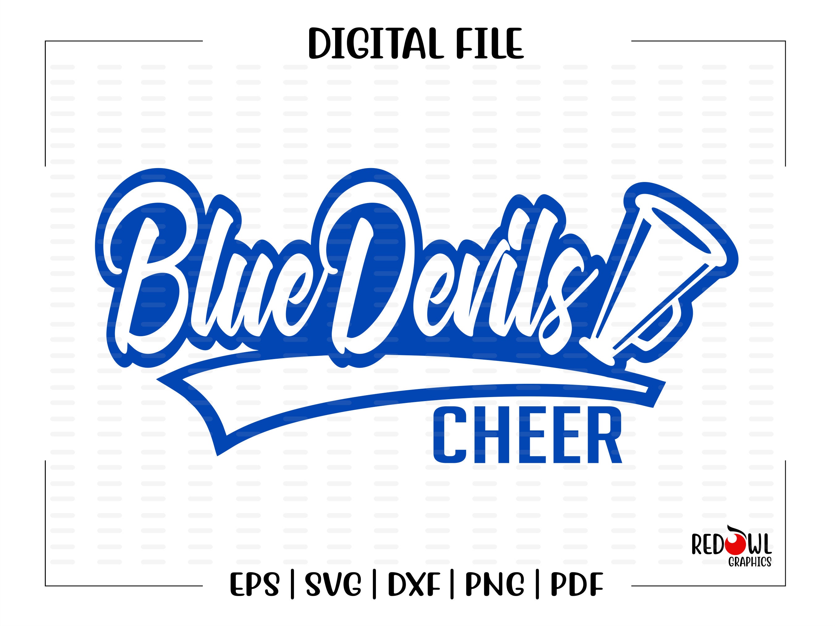 Cheer Svg Blue Devil Cheer Blue Devil Cheer Cheerleader - Etsy India