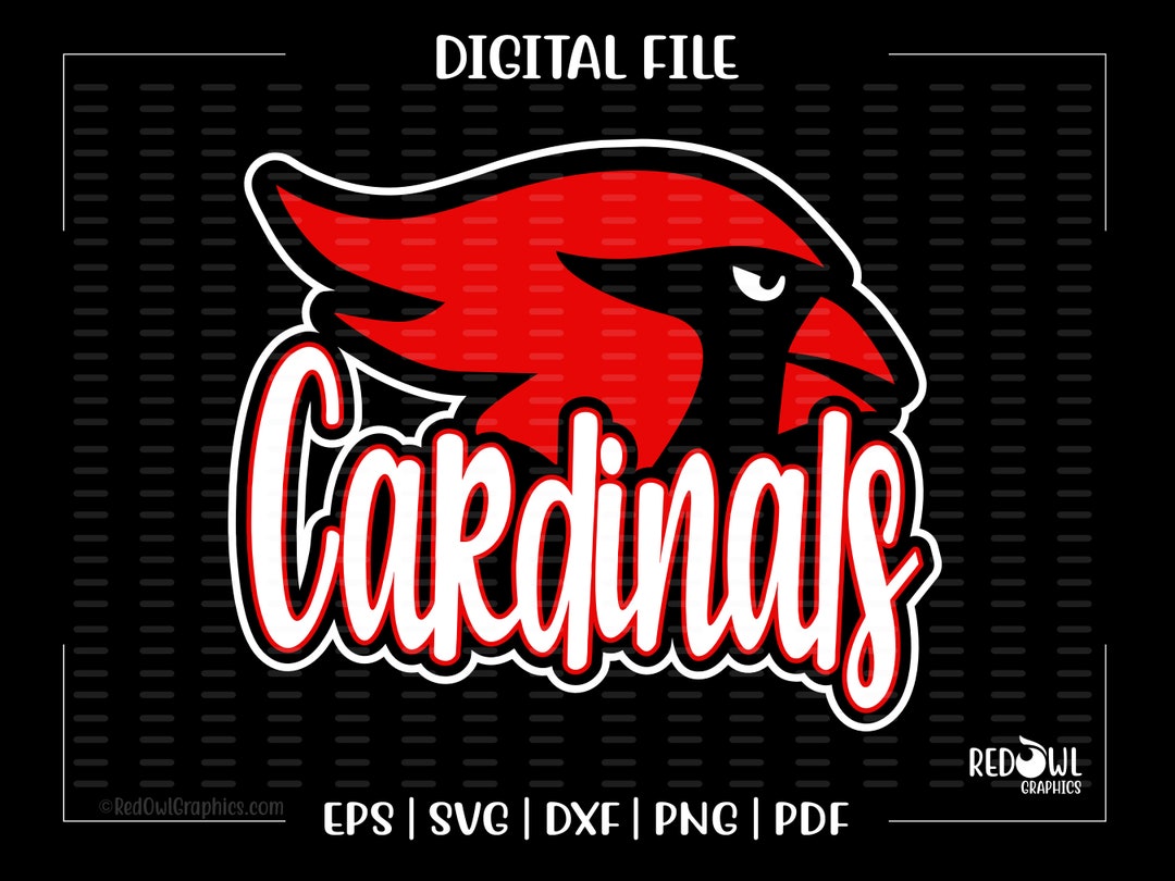 Cardinal Svg, Cardinals Svg, Cardinal, Cardinals, Team, Mascot, Clipart ...