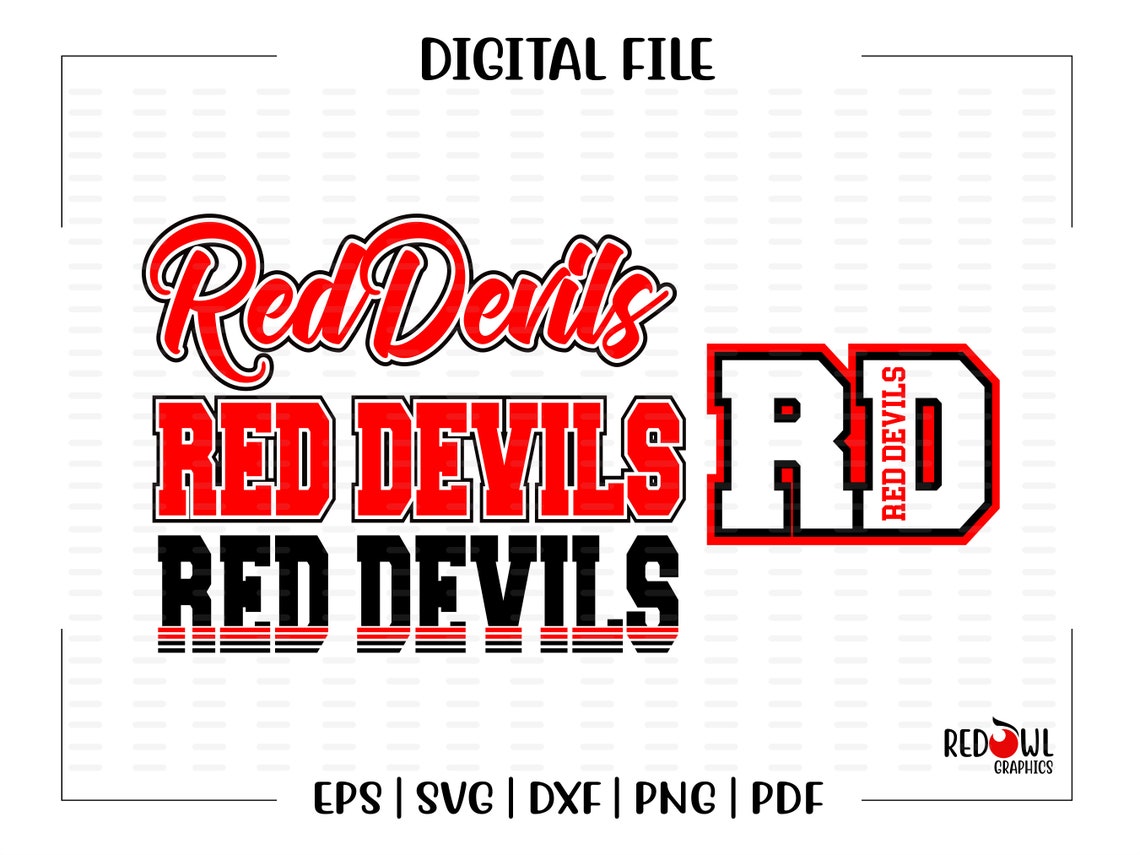 Red Devil Svg Devils Svg Red Devil Red Devils Devil Svg - Etsy