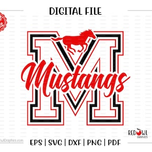Mustangs Svg, Mustang Svg, Mustang, Mustangs, Clipart, Vector, Team ...