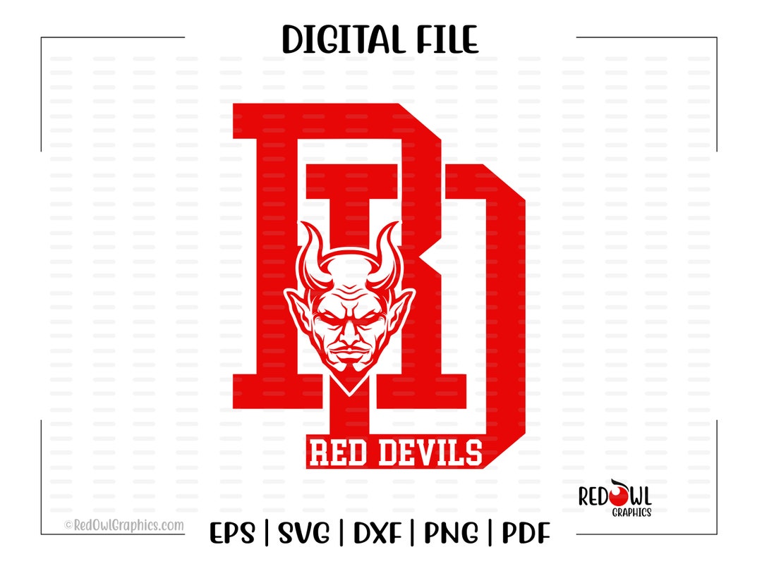 Red Devil Svg, Devils Svg, Red Devil, Red Devils, Devil, Svg, Dxf, Eps ...