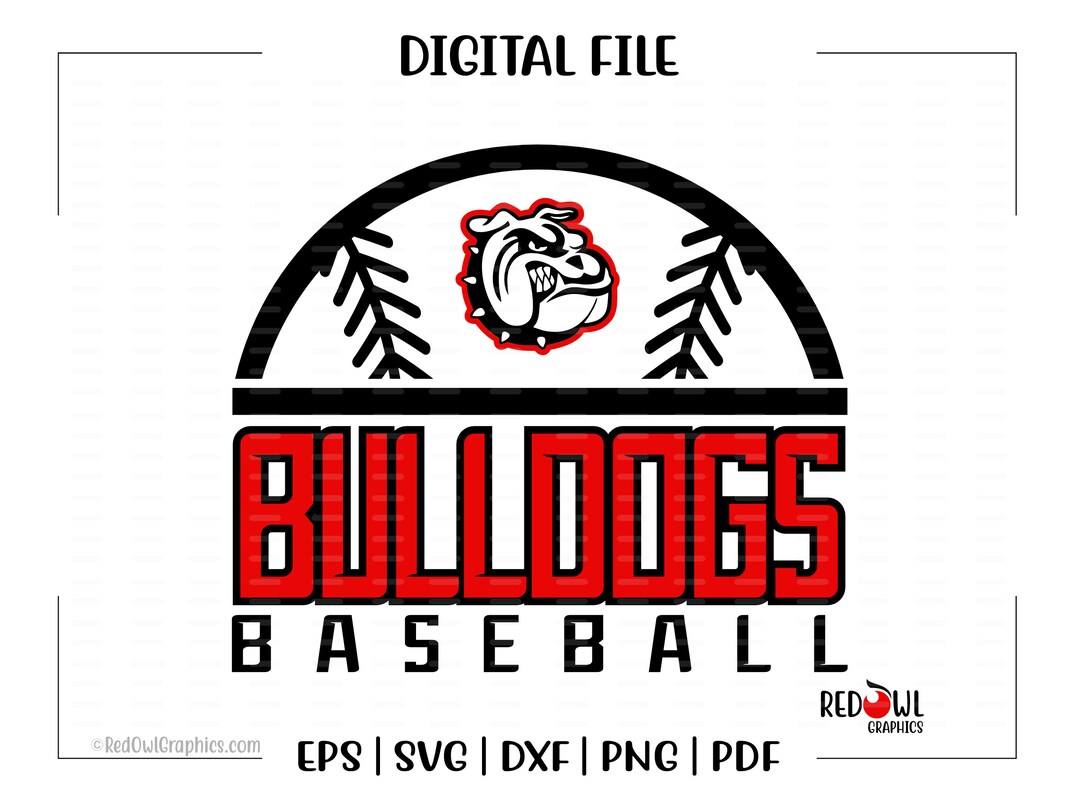Baseball Svg, Bulldog Baseball Svg, Bulldog, Bulldogs, Baseball, Svg ...