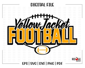 We Are Jackets Yellow Jackets Mascot SVG Digital Cut File - Etsy