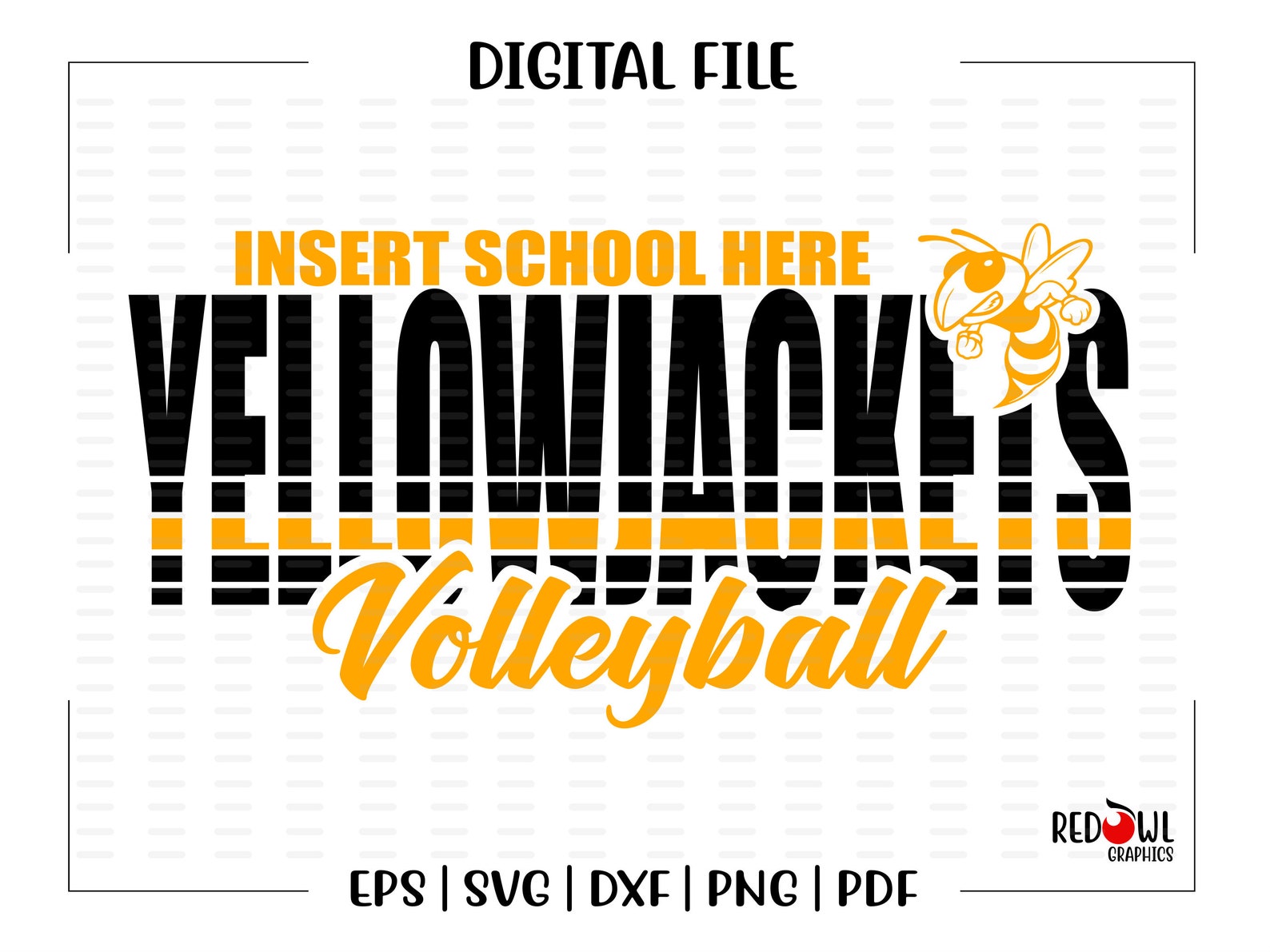 Volleyball Svg, Yellowjackets, Yellowjacket, Yellow, Jacket, Volleyball ...