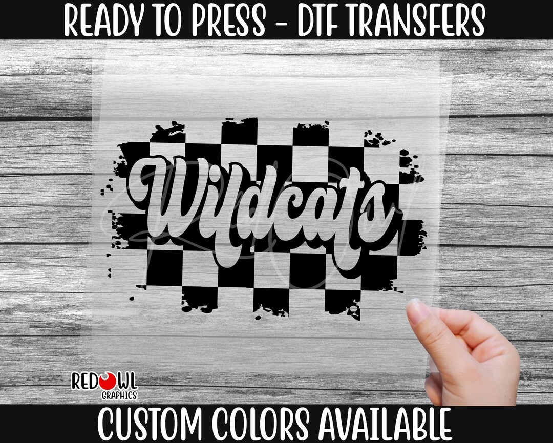 Ready to Press, Wildcat, Wildcat DTF, Custom DTF Transfer, Retro ...