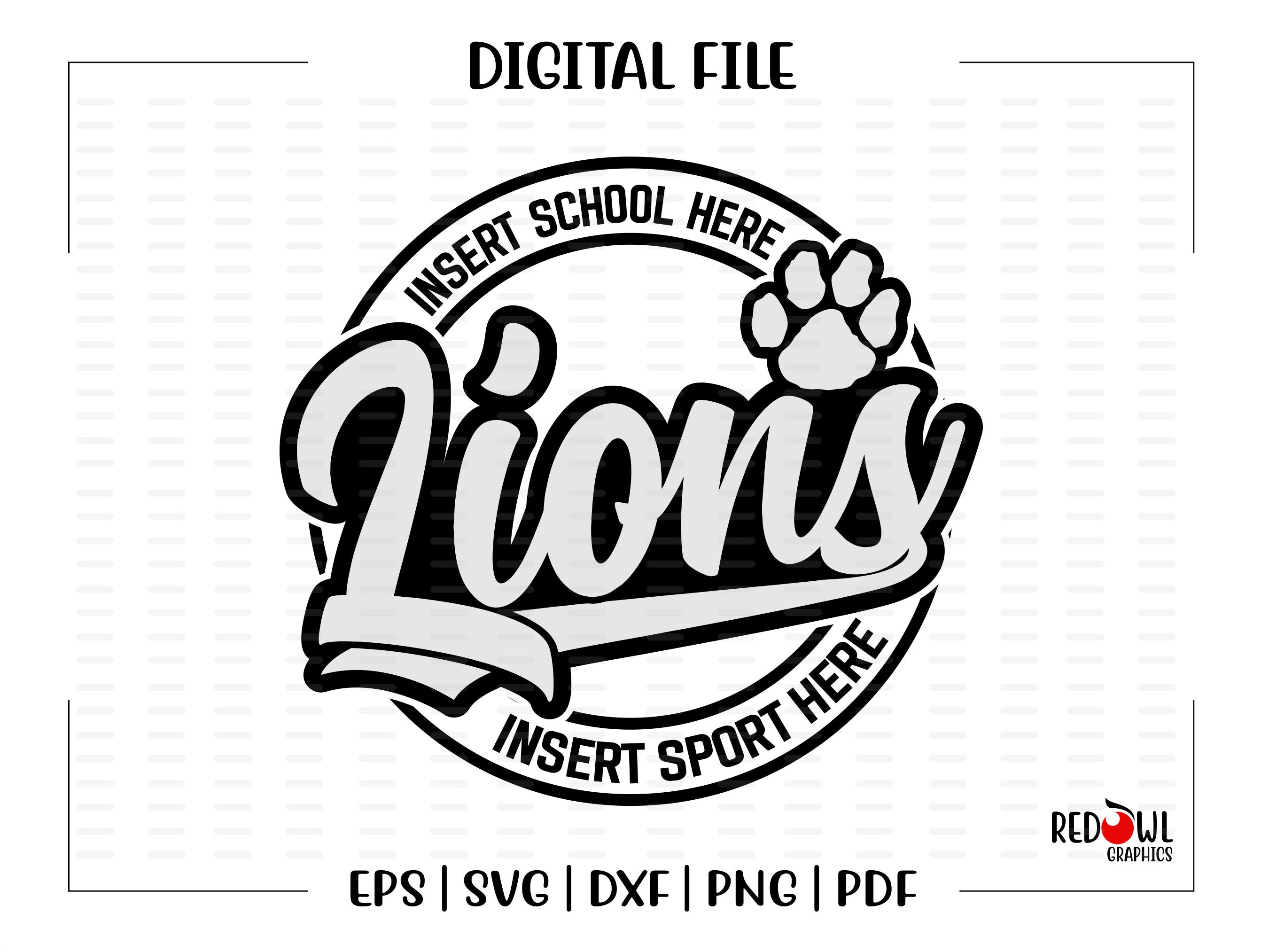 Lion Svg Lions Svg Lion Clipart Design Svg Dxf Eps - Etsy