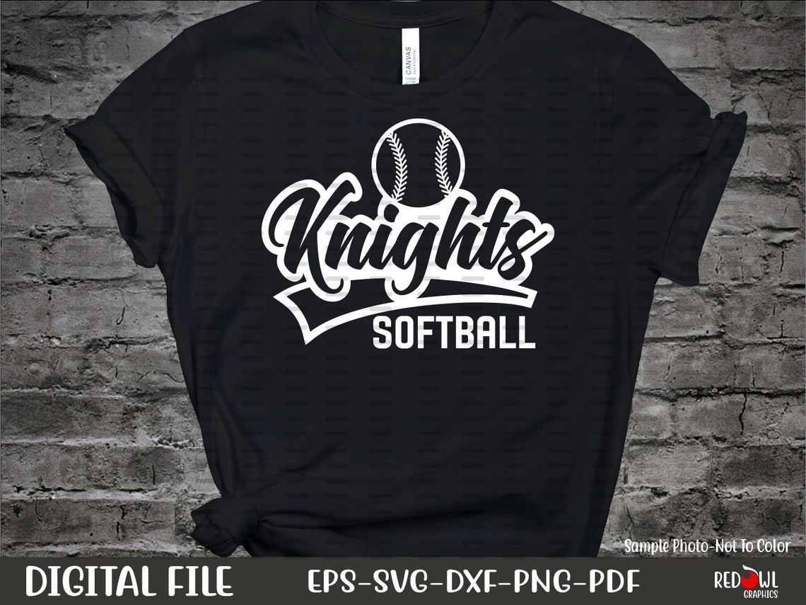 Softball Svg Knight Softball Svg Knights Knight Softball Etsy