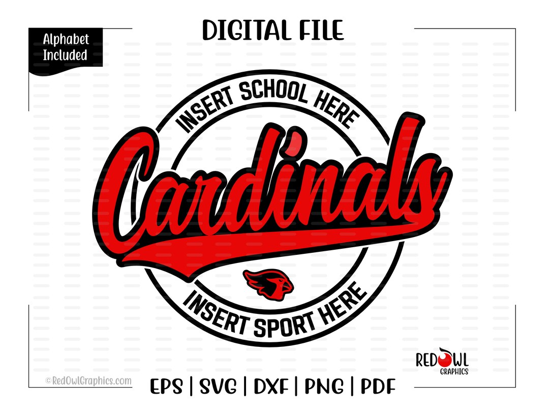 Cardinal Svg, Cardinals Svg, Cardinal, Cardinals, Team, Mascot, Clipart ...