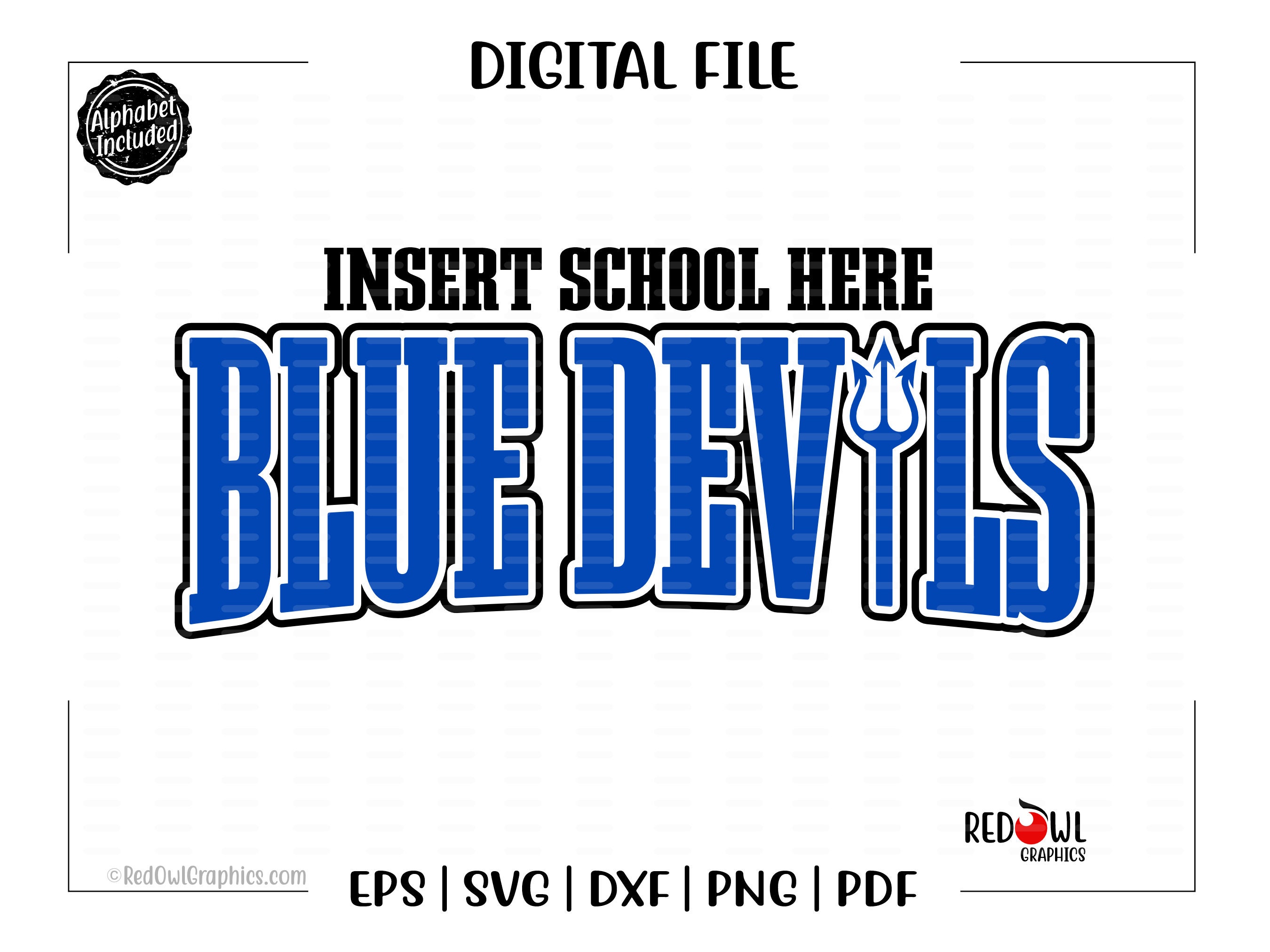 Blue Devils Logo Vector