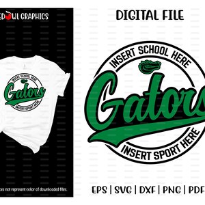 Gator Svg Gators Svg Gator Gators G Clipart Mascot - Etsy