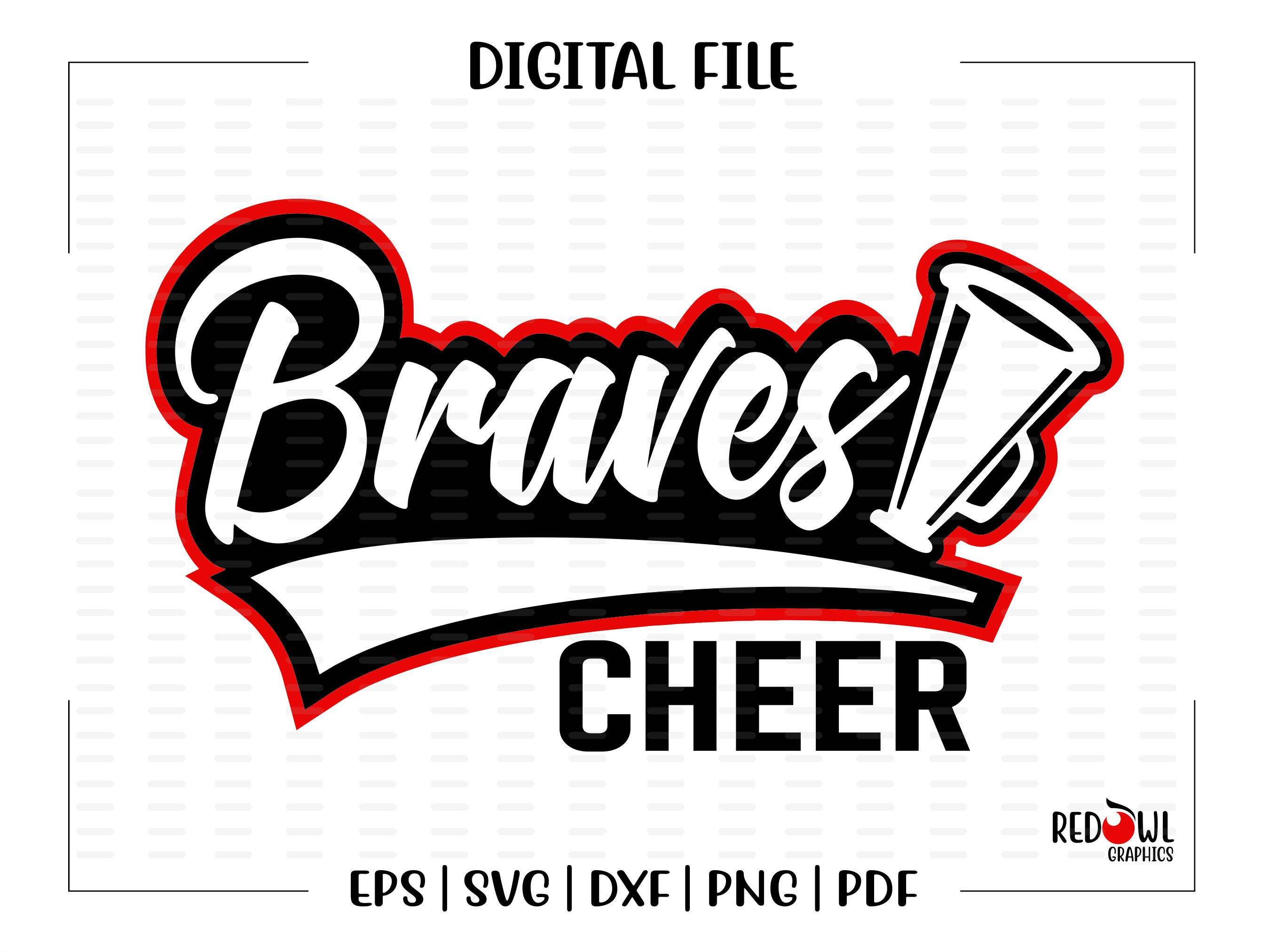 Cheer Mom svg Cheer svg Braves Brave Cheer Cheerleader - Etsy México