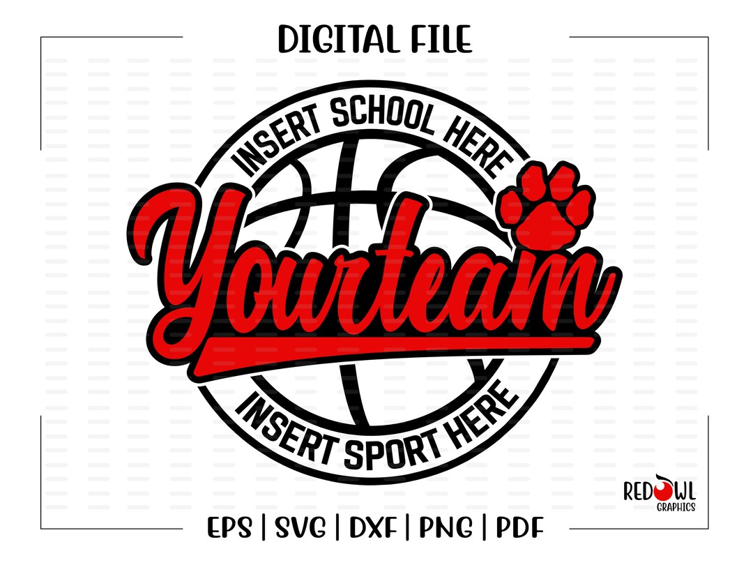 Basketball Svg, Personalized Svg, Custom, Basketball, Design ...