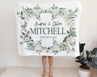 Personalized Wedding Blanket - Etsy