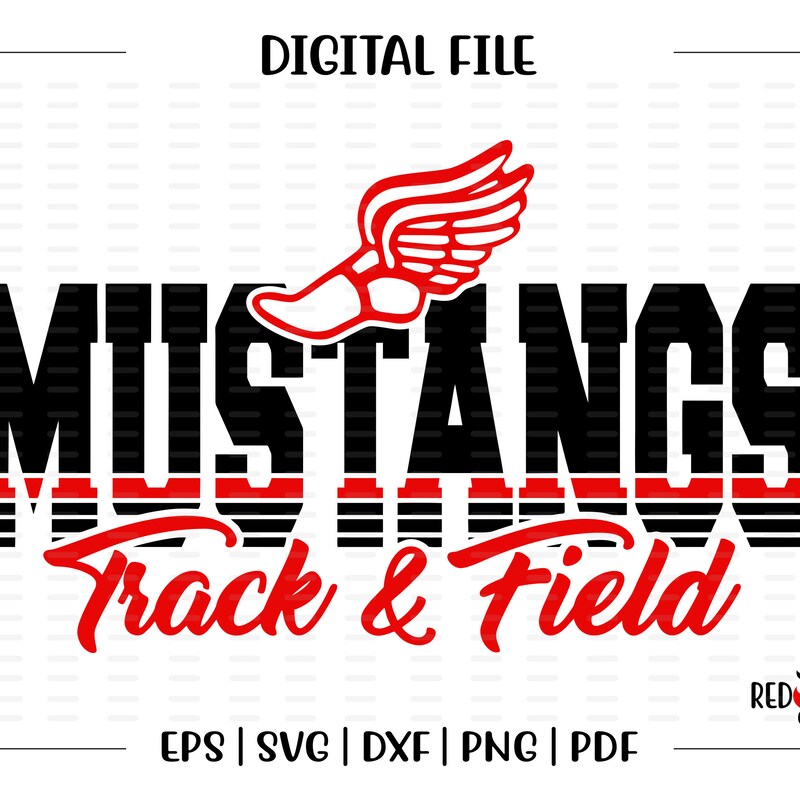 Mustang Track and Field - Etsy