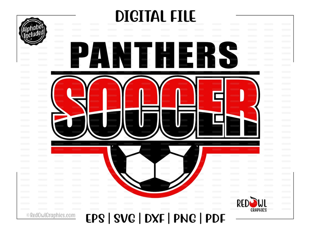 Soccer Svg, Panther Soccer Svg, Panther, Panthers, Soccer, Svg, Dxf ...