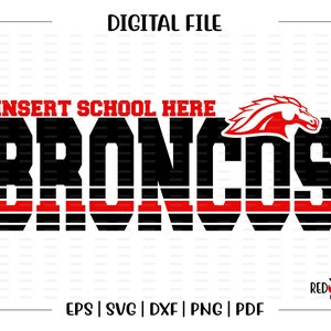 Bronco Svg, Broncos Svg, Bronco, Broncos, Clipart, Design, Mascot, Svg ...