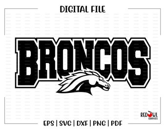 Visual Arts Craft Supplies & Tools Broncos Script Rectangle SVG Files ...