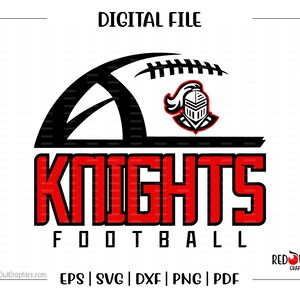 Football Svg, Knight Football, Knight, Knights, Football, Svg, Dxf, Eps ...