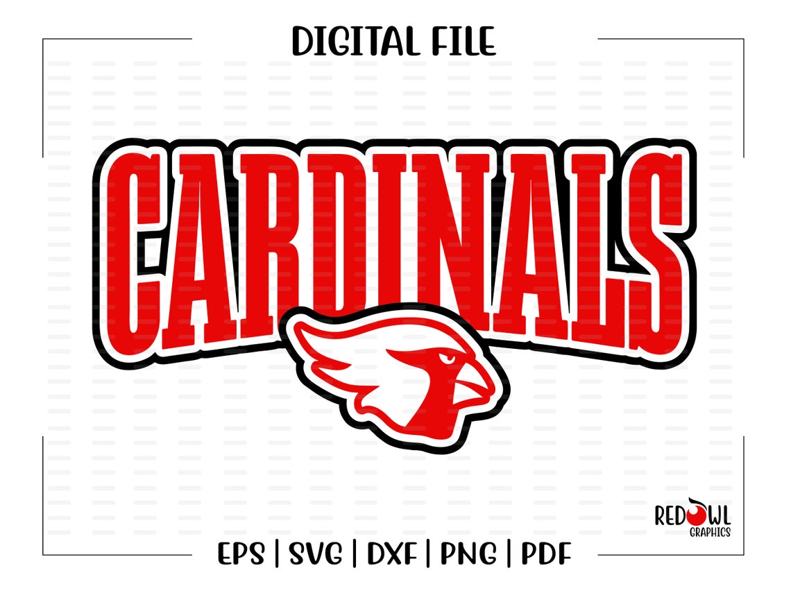Cardinal Svg Cardinals Svg Cardinal Cardinals Team - Etsy