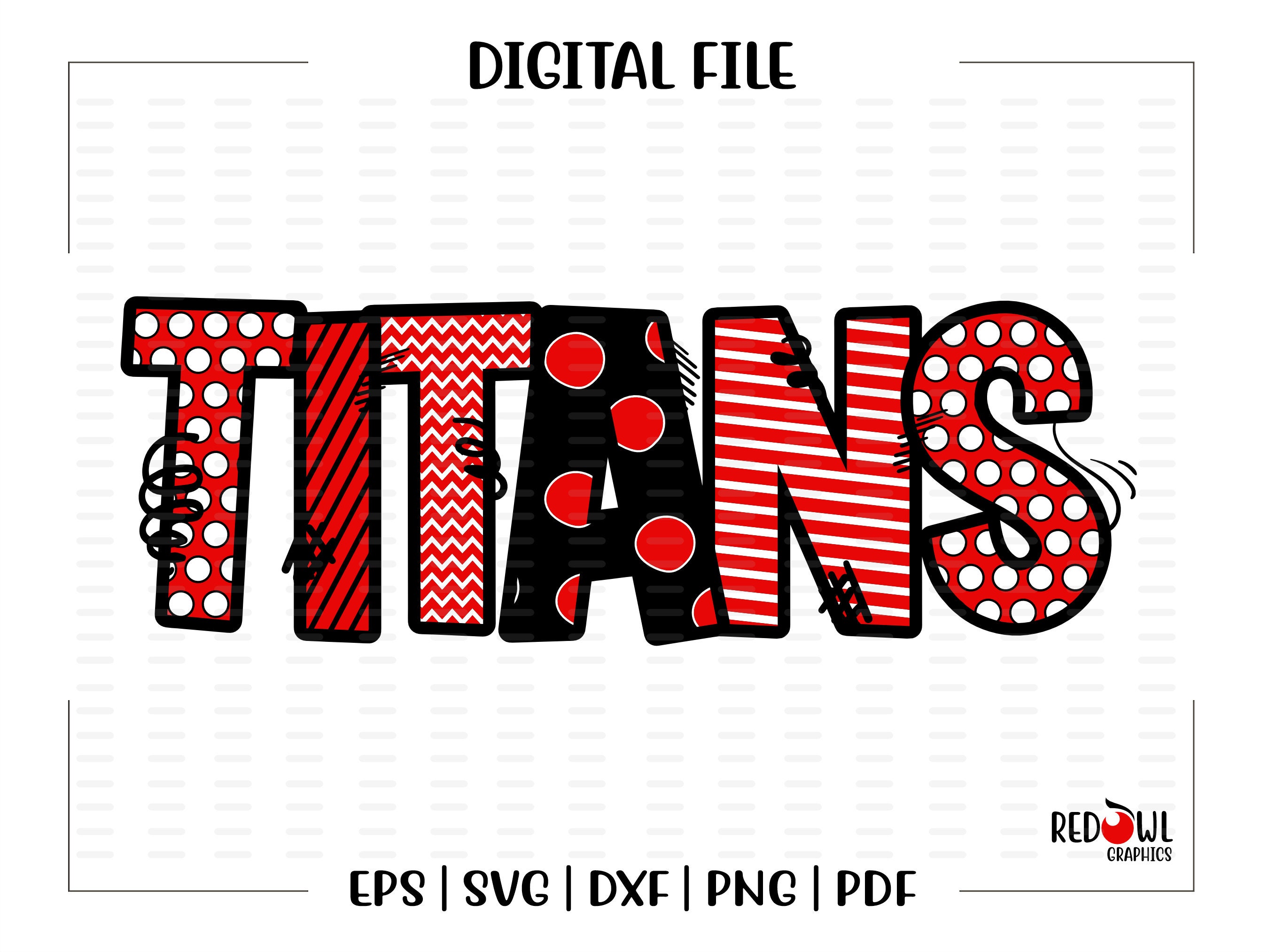Titan Svg Titans Svg Titan Titans Mascot School Svg - Etsy