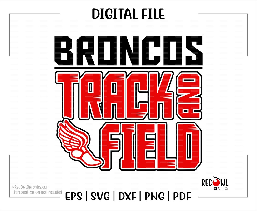 Track Svg, Bronco Track Svg, Bronco, Broncos, Track, Svg, Dxf, Eps, Png ...