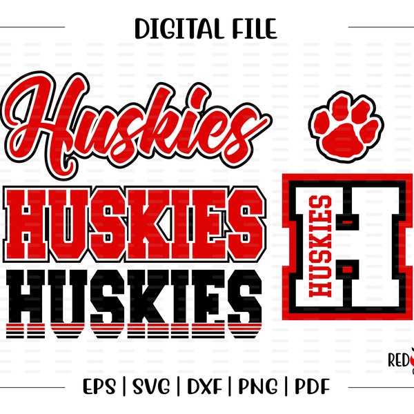 Huskies Paw Print - Etsy